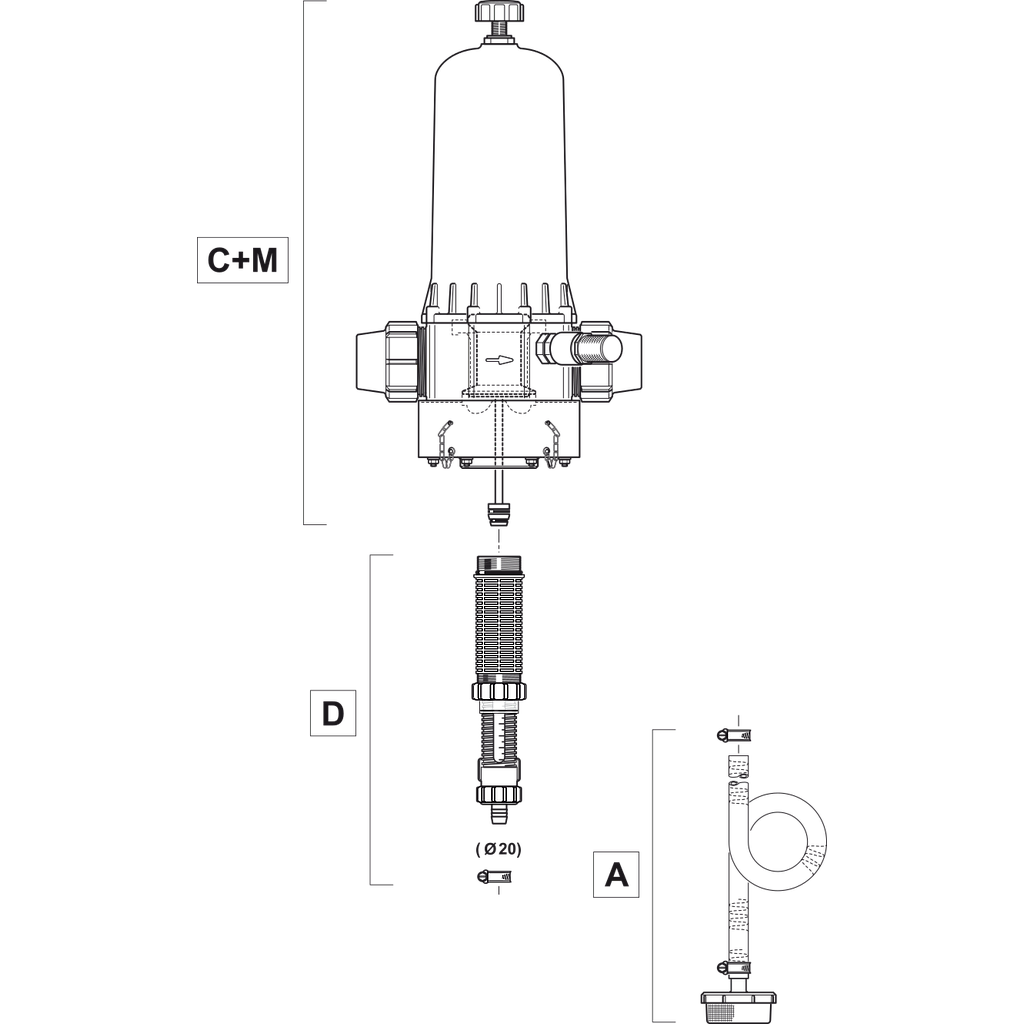 Dosatron D20S Spare Parts buy online cheap | Profluid Shop