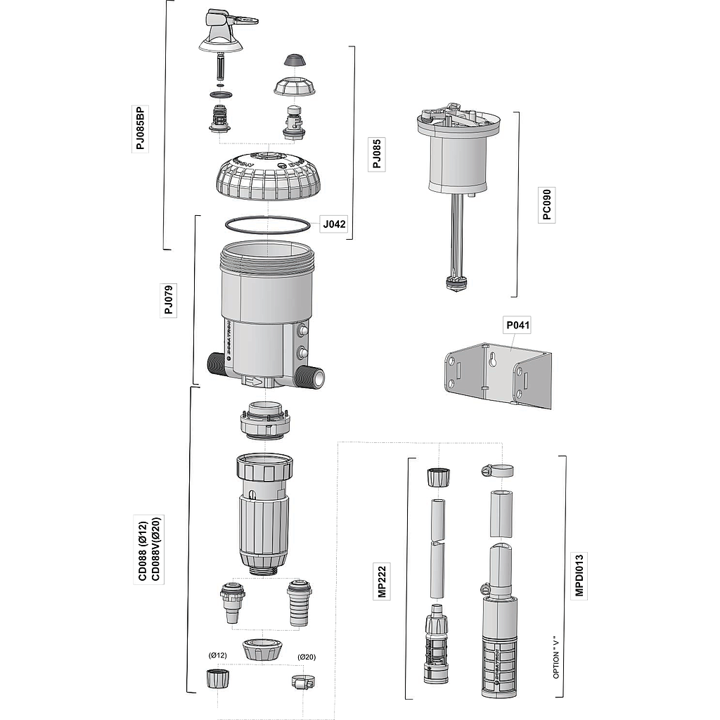 Dosatron D25RE5 Ersatzteile Online günstig kaufen | Profluid Shop